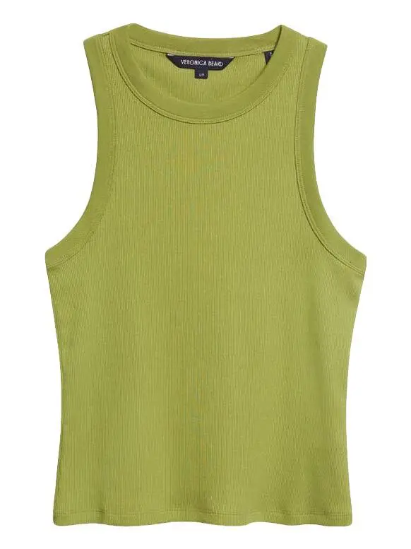Veronica Beard Jordyn Crop Tank - Cactus
