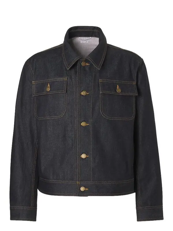 Thom Browne Denim Trucker Jacket - Blue