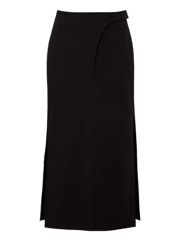 Sportmax Pencil Cotton Skirt - Black