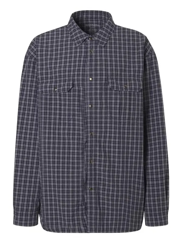 MAISON MARGIELA Padded Reversible Overshirt - Blue