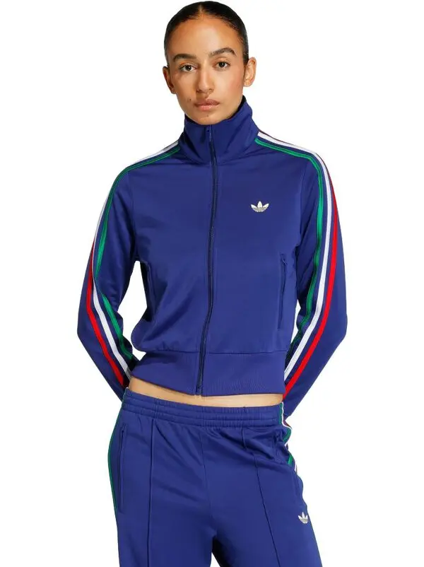 Adidas Firebird Classic Track Top - Victory Blue / Green / White / Better Scarlet