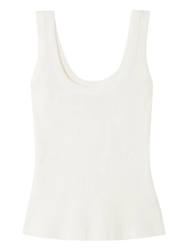 Citizens Of Humanity Faye Ribbed Tank - Off-white