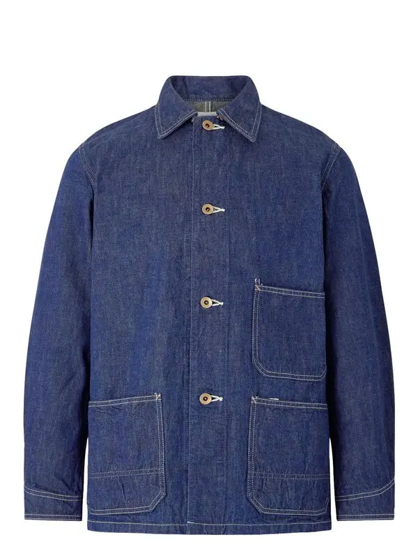 FULLCOUNT Denim Chore Jacket - Blue