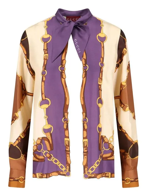 Versace Silk Twill Shirt - Multi