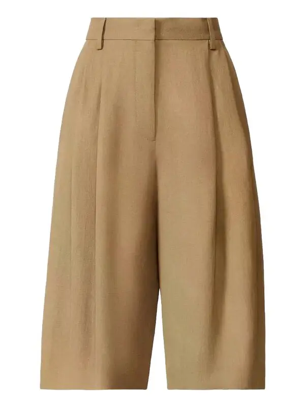 Fabiana Filippi Pleated Shorts - Brown