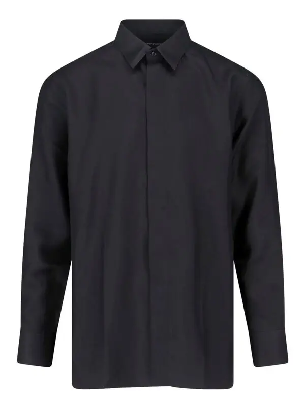 TOM FORD Silk Blend Shirt - Black
