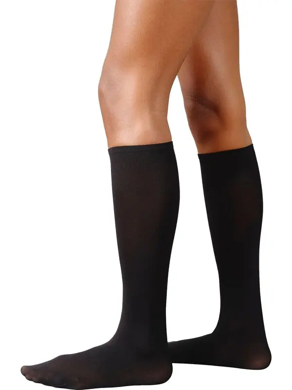 Swedish Stockings Olivia Premium Knee-highs 2-pack - Black