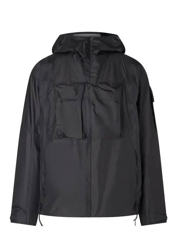 C.P. COMPANY Metropolis Series Pertex® Ripstop Hooded Jacket - Black