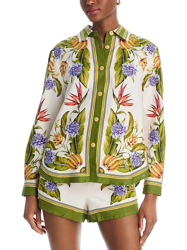 Farm Rio Printed Shirt - Tropical