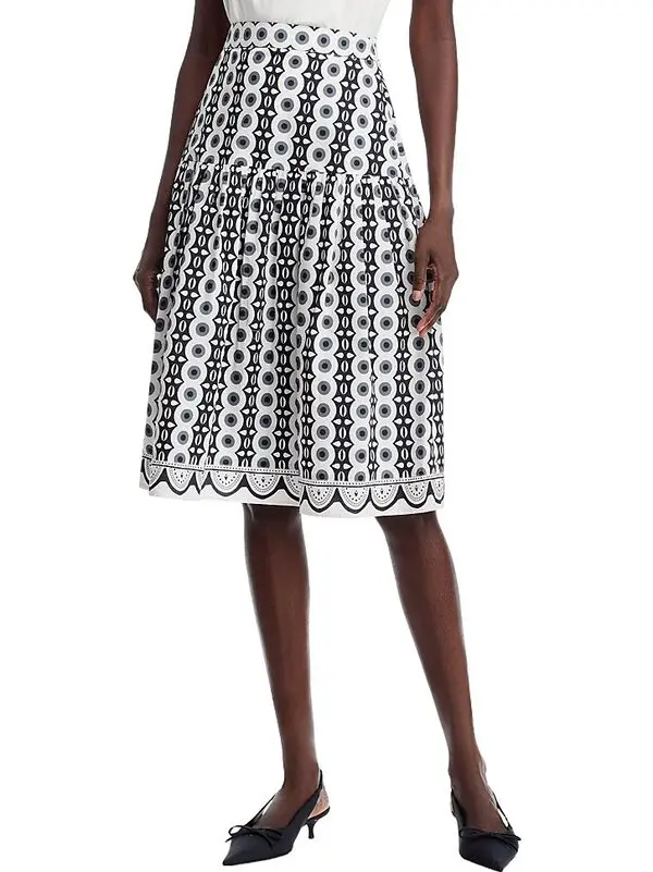 AREA STARS Riya Skirt - White Black