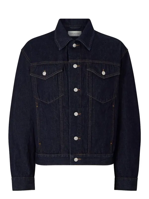 Dries Van Noten Denim Trucker Jacket - Blue