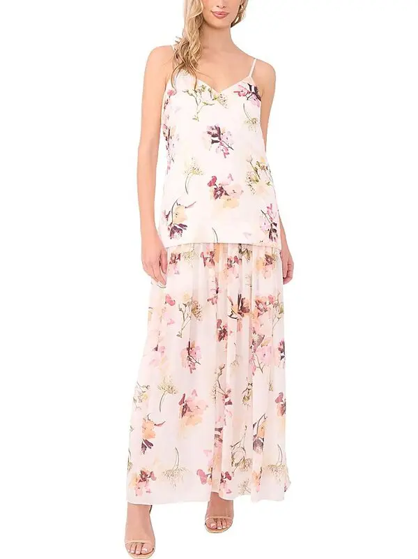 1.State V-neck Slip Dress - Dusk Rose