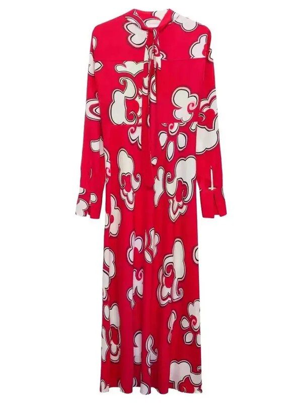 Dorothee Schumacher Floral Print Maxi Dress - Red