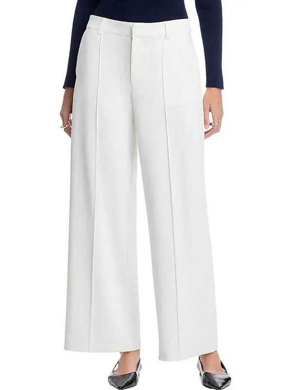T Tahari Wide-leg Trousers - White Star