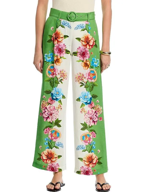 T Tahari Wide Leg Pants - Cosmic Garden