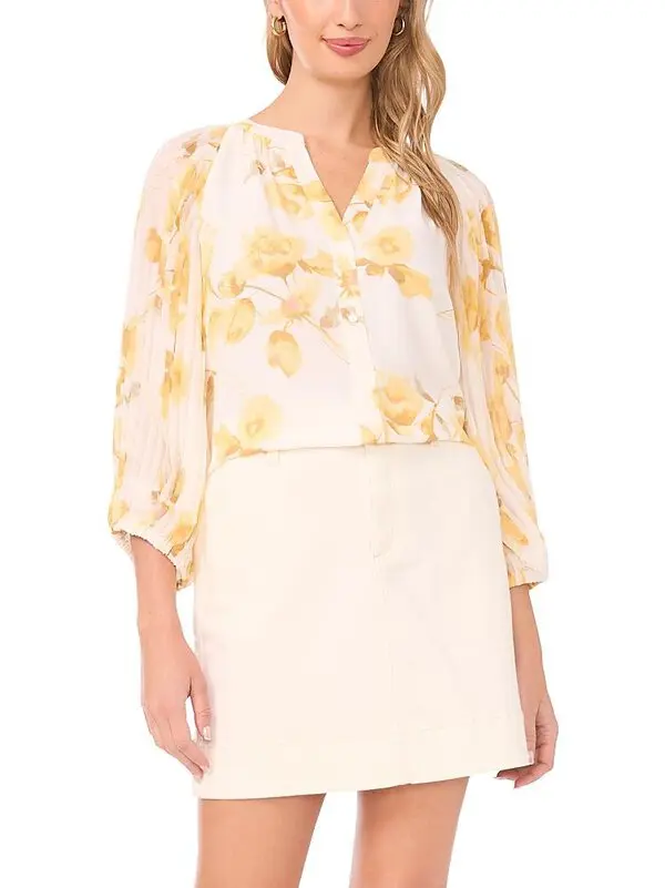 Vince Camuto Button-up Blouse - New Ivory