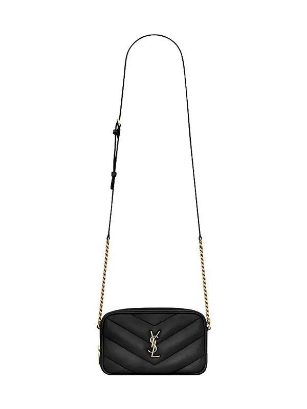 Saint Laurent Loulou Mini Camera Bag - Black