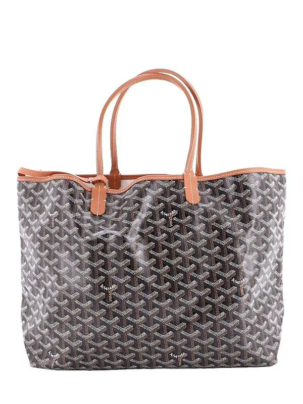 GOYARD Saint Louis Pm Tote Coated Canvas - Brown