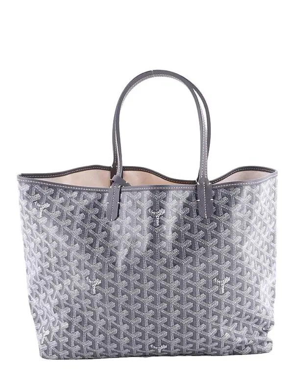 GOYARD Pm Saint Louis Tote Coated Canvas - Gray