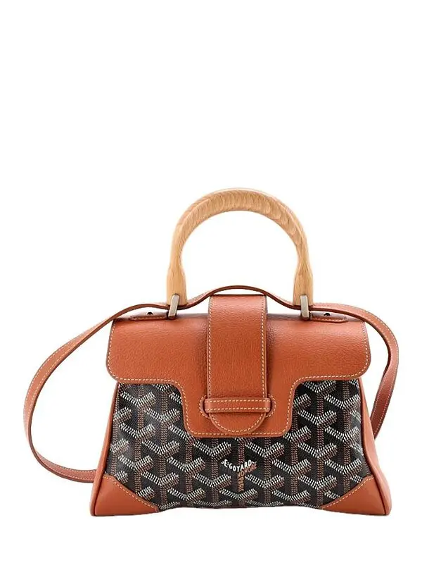 Goyard Saigon Top Handle Bag - Brown
