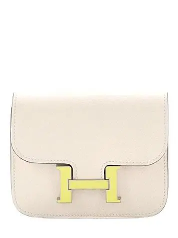 Hermès Constance Slim Wallet Epsom - Neutral