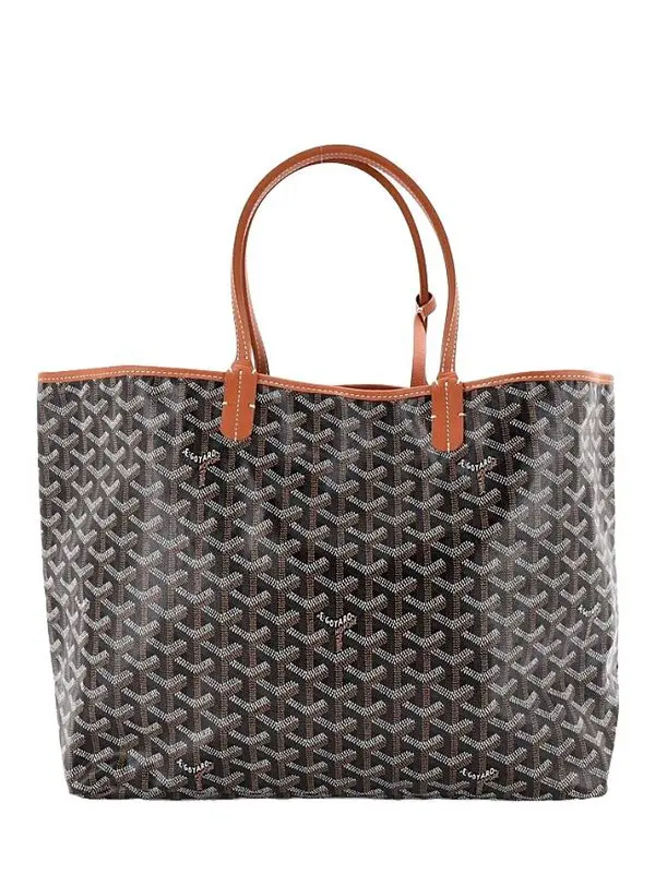 GOYARD Pm Saint Louis Tote Coated Canvas - Brown