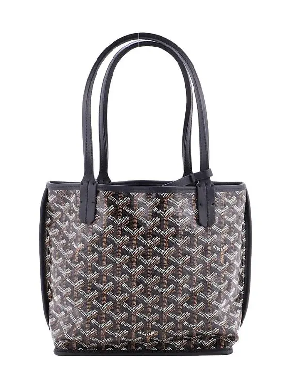 Goyard Anjou Reversible Tote Coated Canvas - Black