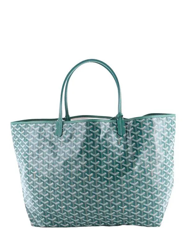 Goyard Gm Saint Louis Tote Coated Canvas - Green