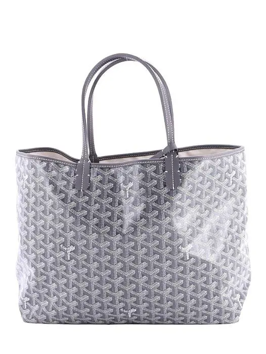 Goyard Saint Louis Pm Tote Coated Canvas - Gray