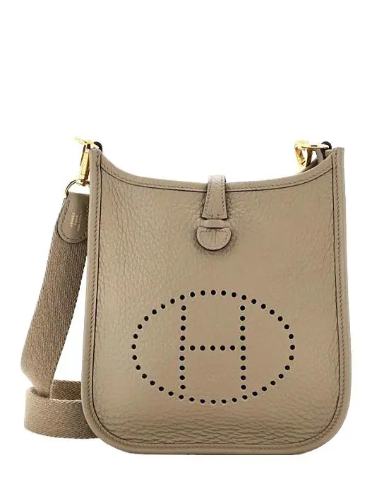 Hermès Tpm Evelyne Bag Gen Iii Clemence - Neutral