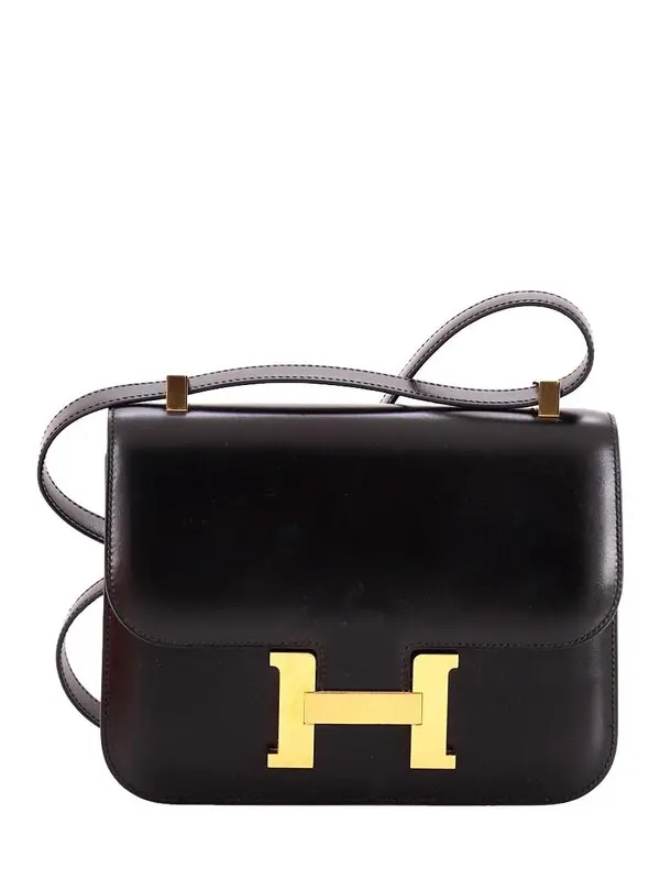 HERMES Hermès 24 Constance Nm Bag - Black