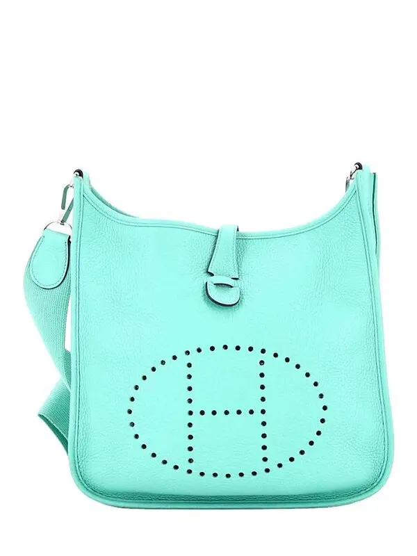 Hermès Pm Evelyne Gen Iii Clemence Bag - Blue