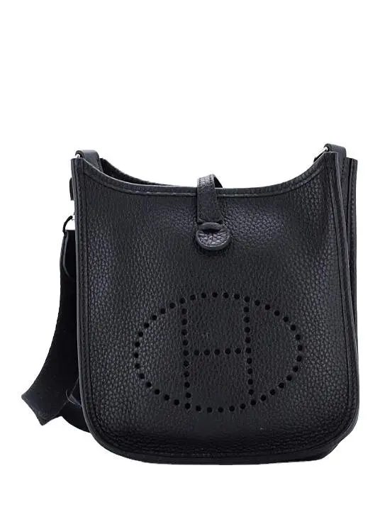 Hermès Tpm Evelyne Bag Gen Iii Clemence - Black