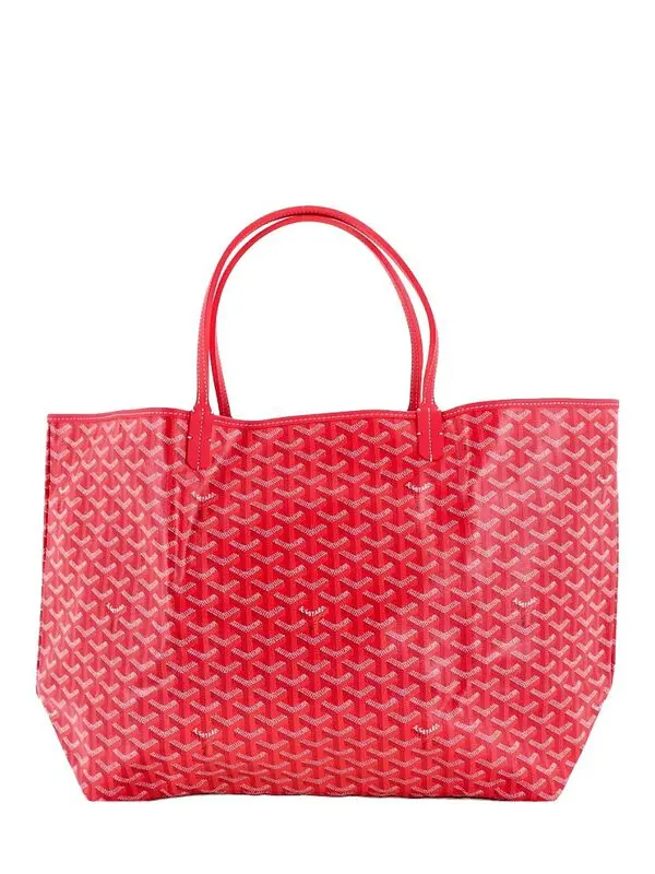 Goyard Gm Saint Louis Tote Coated Canvas - Red