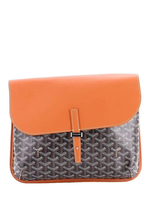 Goyard Coursier Messenger Bag Coated Canvas And Leather - Brown