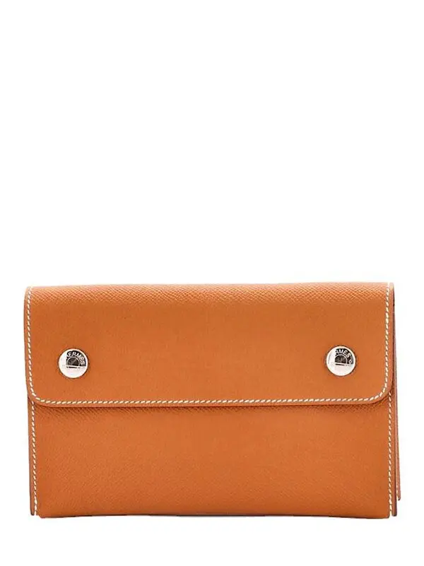 Hermès Hermesnap Wallet Bag Epsom - Brown