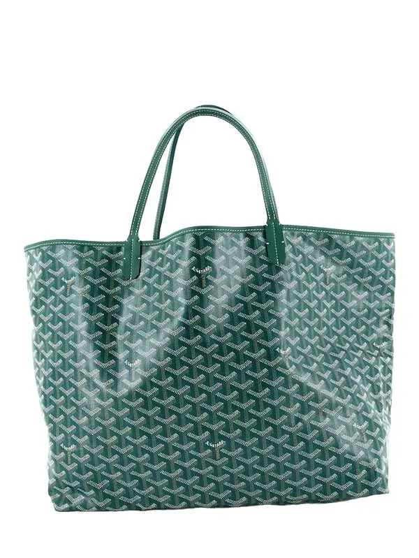 GOYARD Gm Saint Louis Tote Coated Canvas - Green