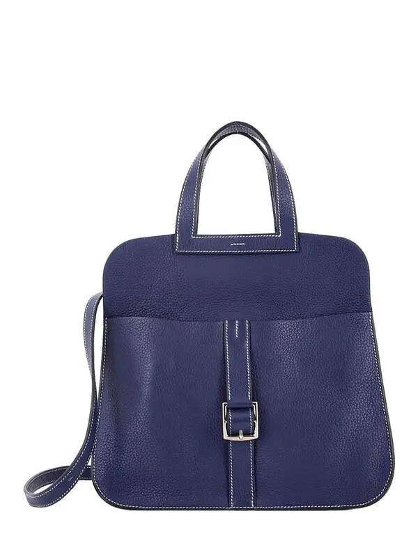 HERMES 31 Halzan Bag Clemence - Blue