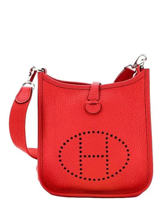 Hermès Tpm Evelyne Bag Gen Iii Clemence - Red