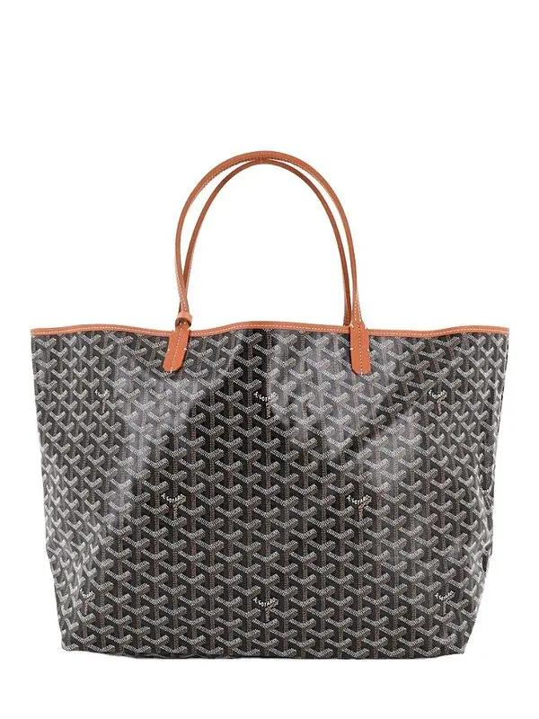 Goyard Gm Saint Louis Tote Coated Canvas - Brown