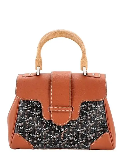 Goyard Saigon Top Handle Bag - Brown