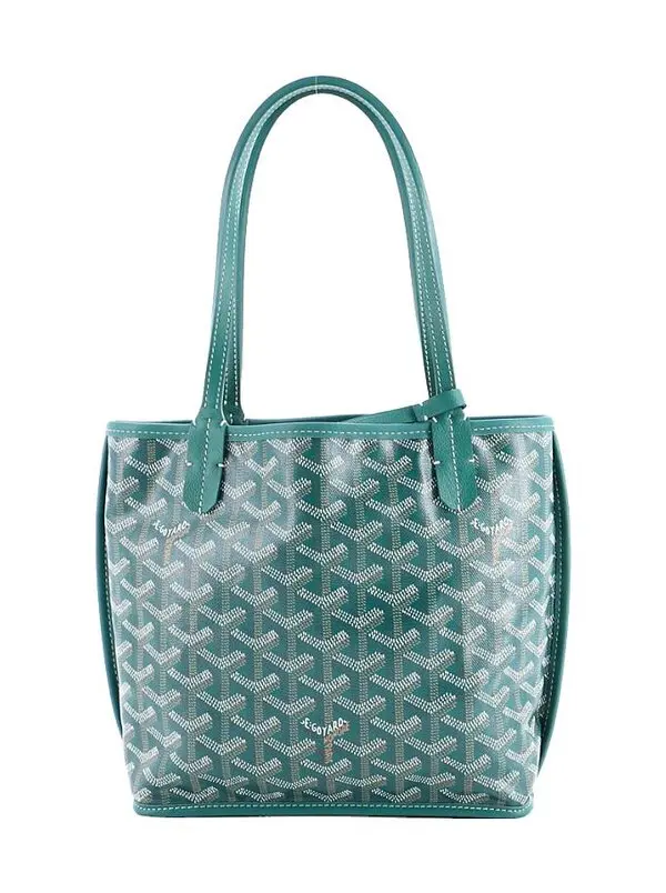 Goyard Anjou Reversible Tote Coated Canvas - Green