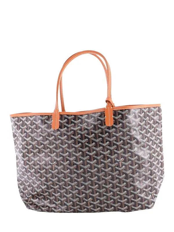 GOYARD Saint Louis Pm Tote Coated Canvas - Brown