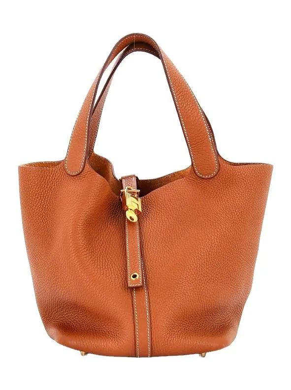 HERMES Picotin Lock Bag - Brown