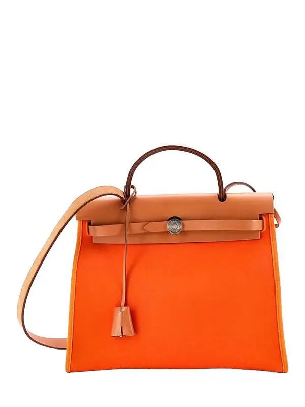 HERMES 31 Herbag Zip - Orange