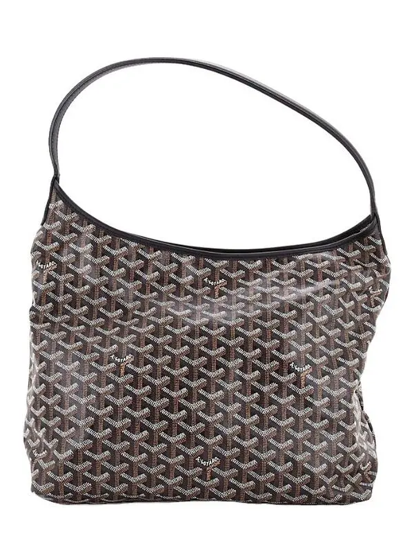 GOYARD Boheme Hobo Coated Canvas - Black
