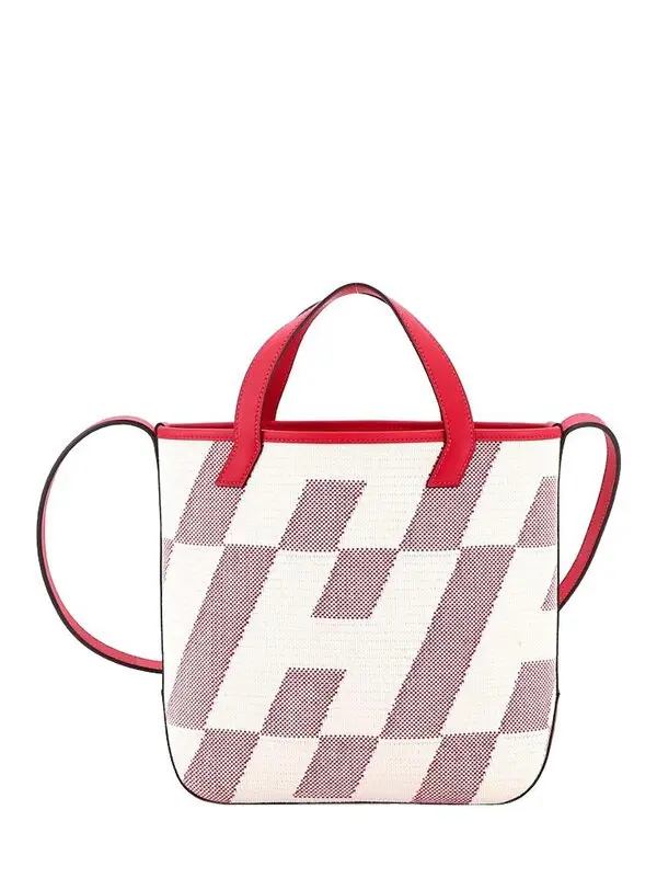 Hermès 27 Cabas H En Biais Tote - Pink