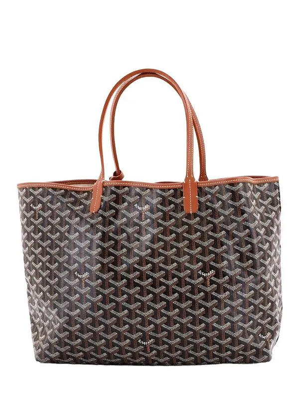 GOYARD Pm Saint Louis Tote Coated Canvas - Brown