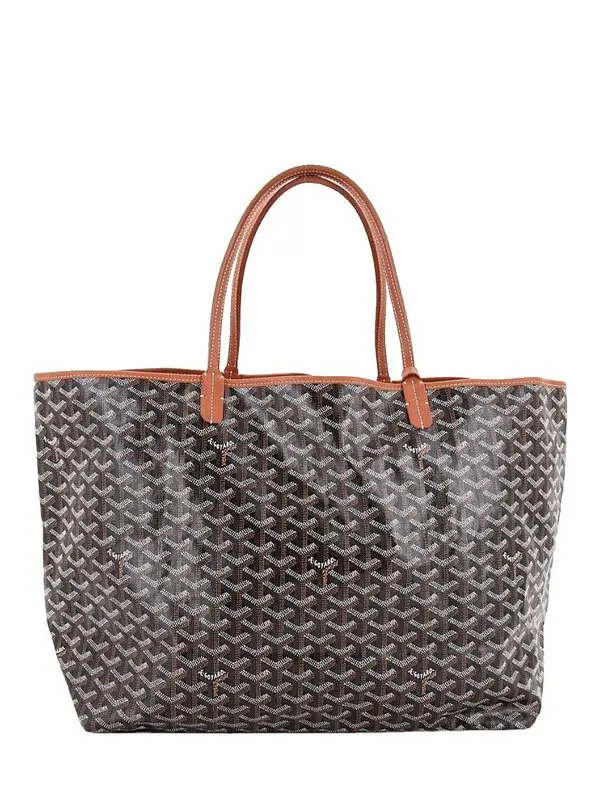 GOYARD Gm Saint Louis Tote Coated Canvas - Brown