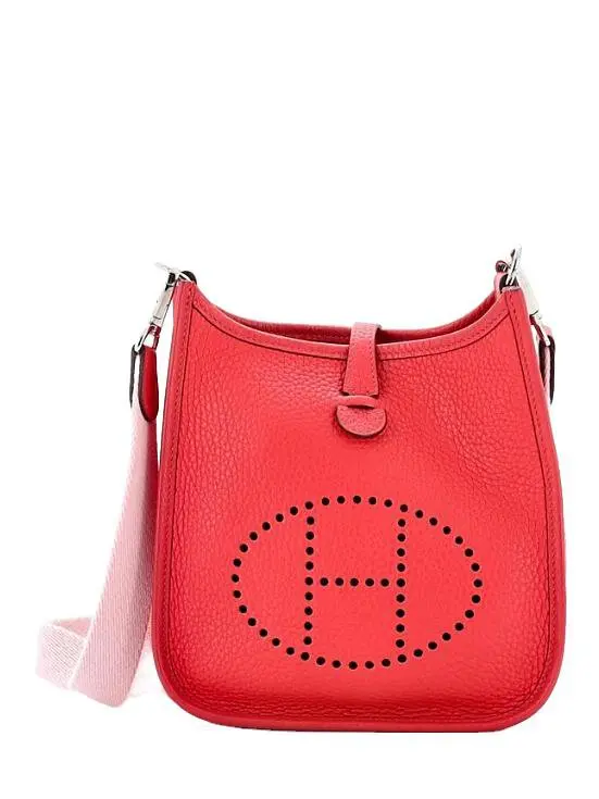 Hermès Tpm Evelyne Bag Gen Iii - Red